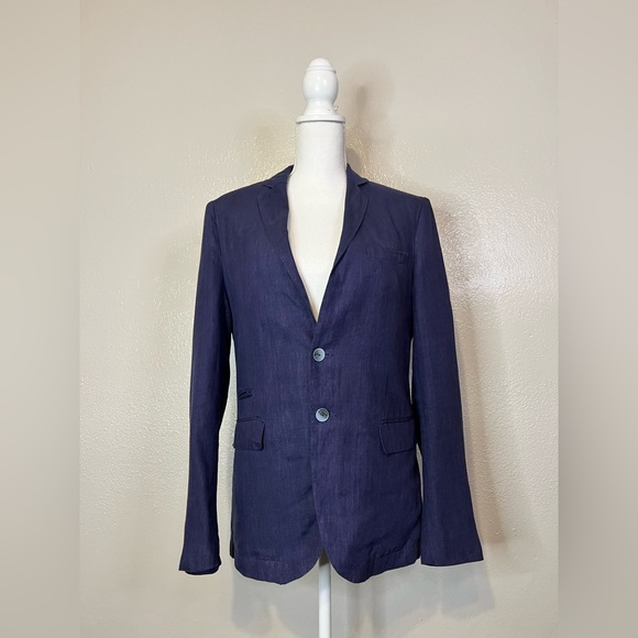 Zara | Suits & Blazers | Zara Man Basic Collection Navy Suit Jacket ...